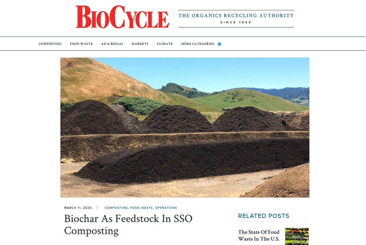ECS in the News: Research into Co-Composting Biochar with SSO ...