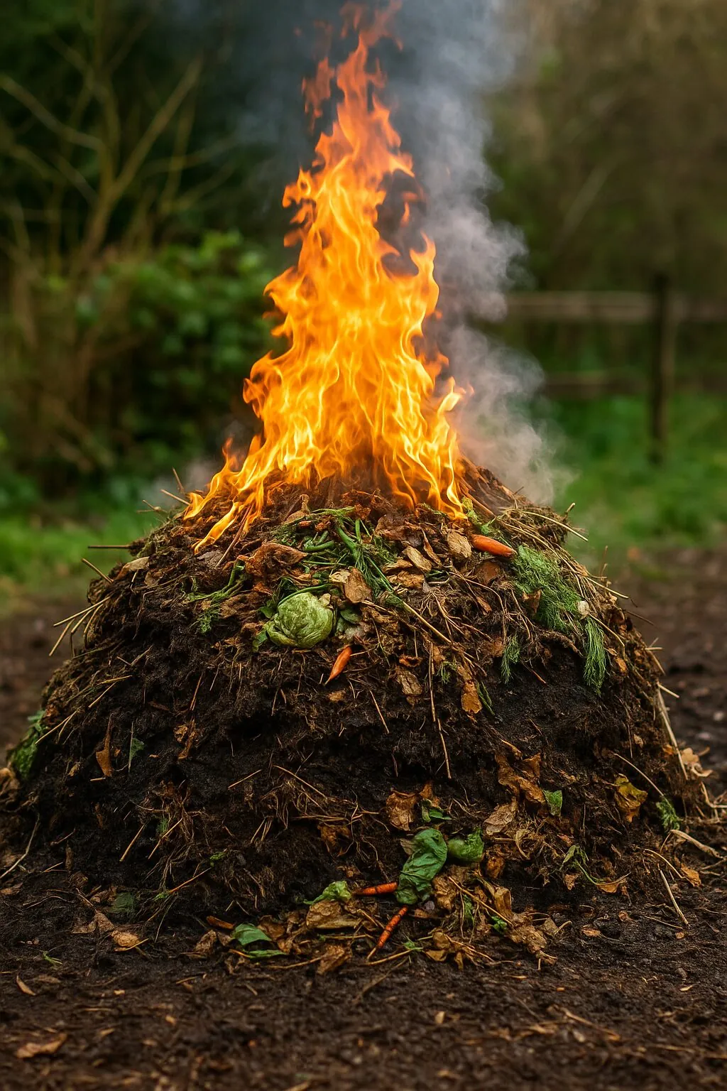 Preventing Compost Pile Fires – Engineered Compost Systems